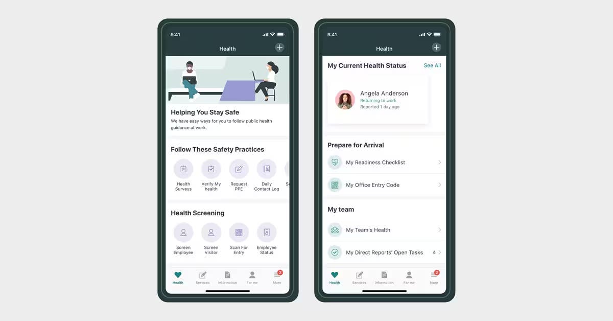 Health and Safety Testing app