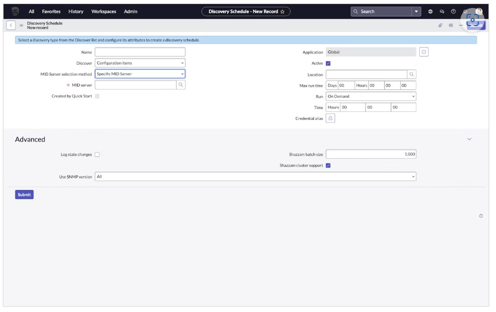 Solved: Discovery Schedulesの確認方法について - ServiceNow Community