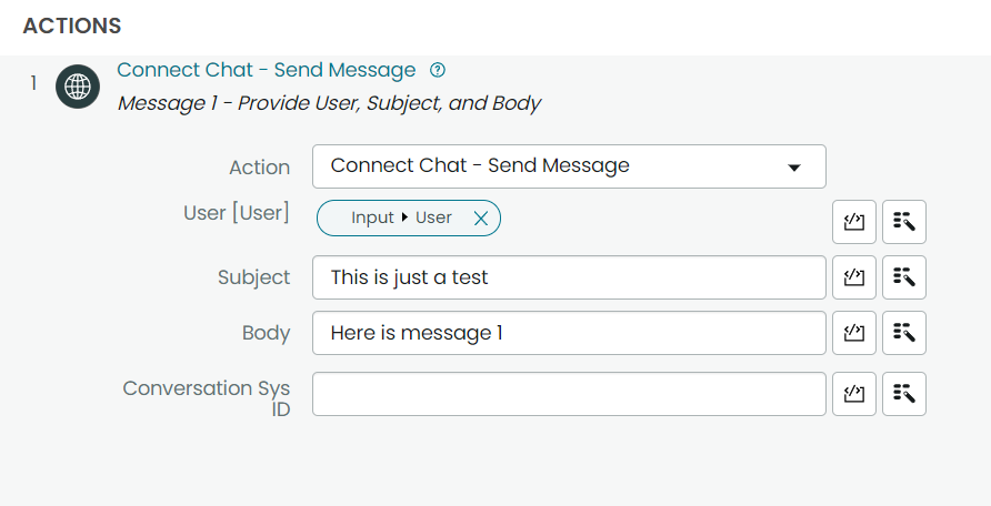 Flow Designer: Build a Connect Chat Action - ServiceNow Community
