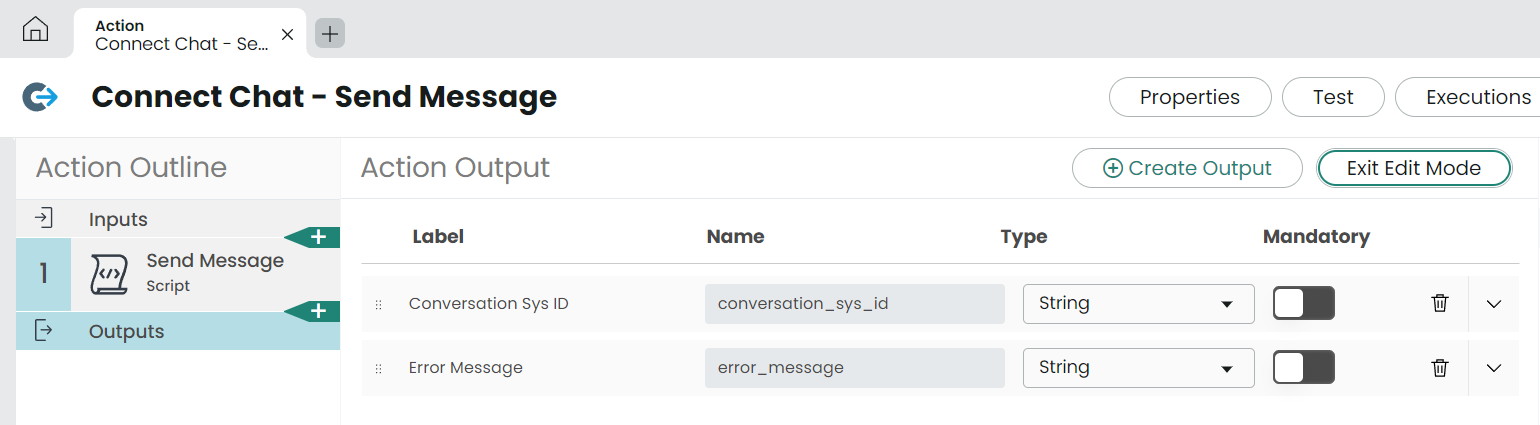 Flow Designer: Build a Connect Chat Action - ServiceNow Community