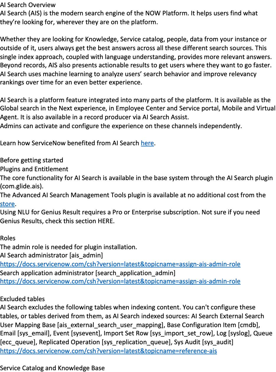 AI Search Quick Start Guide