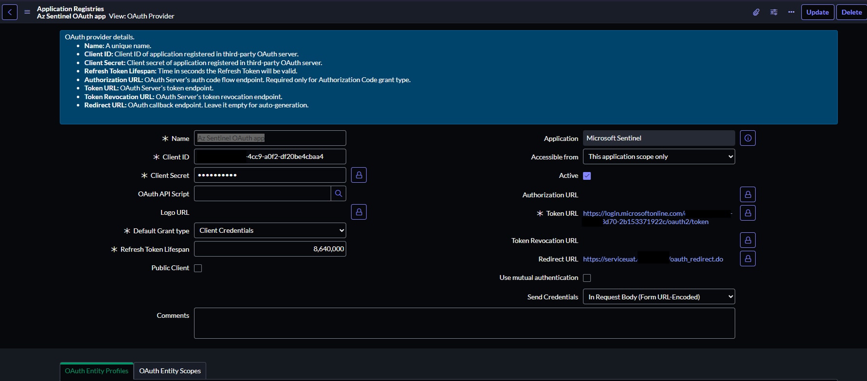 MS Sentinel Integration With ServiceNow bi-directi... - ServiceNow ...