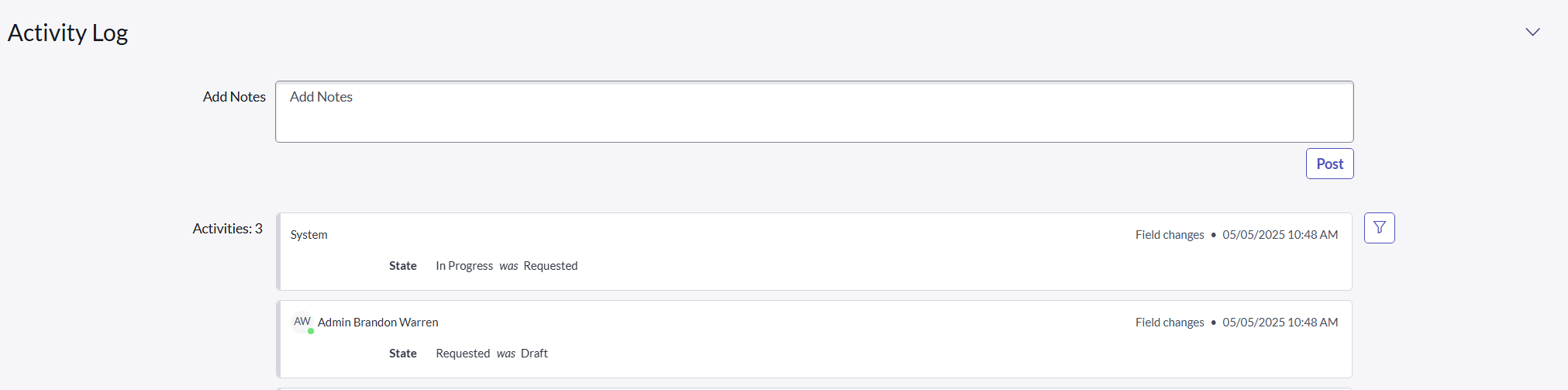 Activity Log / Journal Entry field access - ServiceNow Community