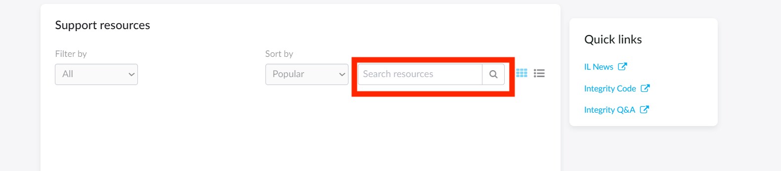 Solved: Remove Search resources (search bar) from the topi... - ServiceNow Community