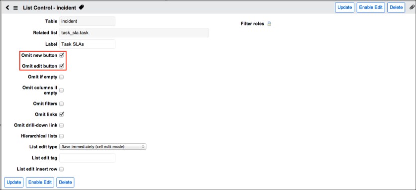 Managing the New and Edit buttons on related lists - ServiceNow Community