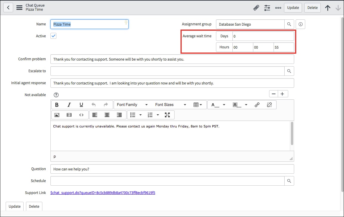 Measuring Chat Agent Response Time - ServiceNow Community