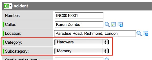 Editing incident categories and subcategories - ServiceNow Community