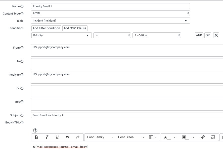 Email Client & Client Templates - ServiceNow Community