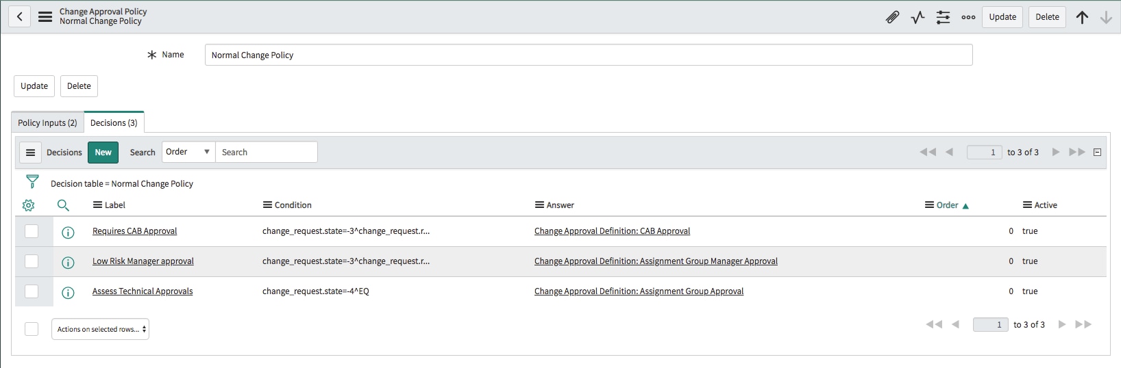 Using Change Approval Policies - ServiceNow Community