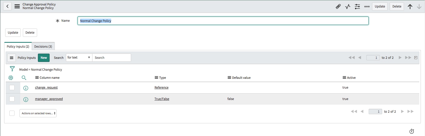 Using Change Approval Policies - ServiceNow Community