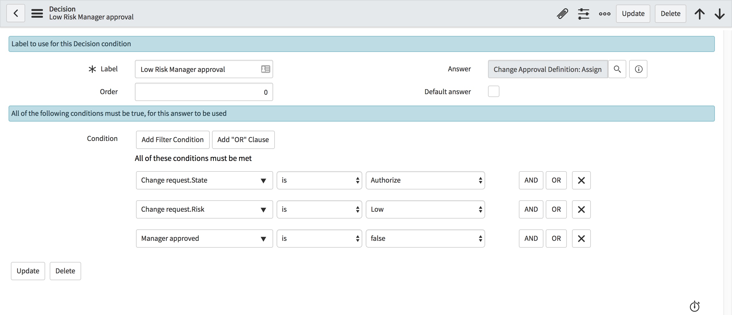 Using Change Approval Policies - ServiceNow Community