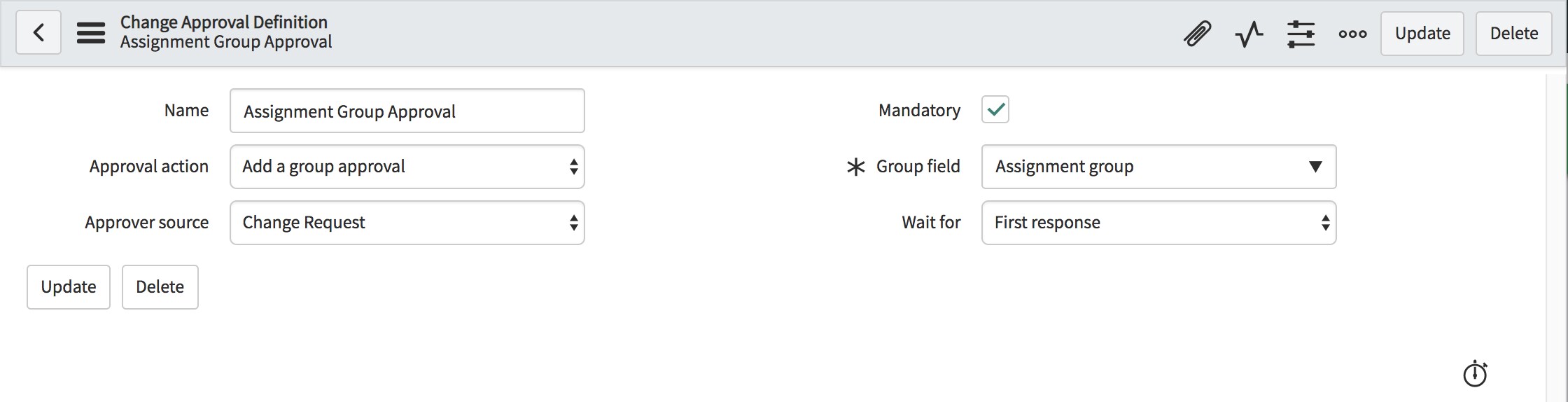 Using Change Approval Policies - ServiceNow Community
