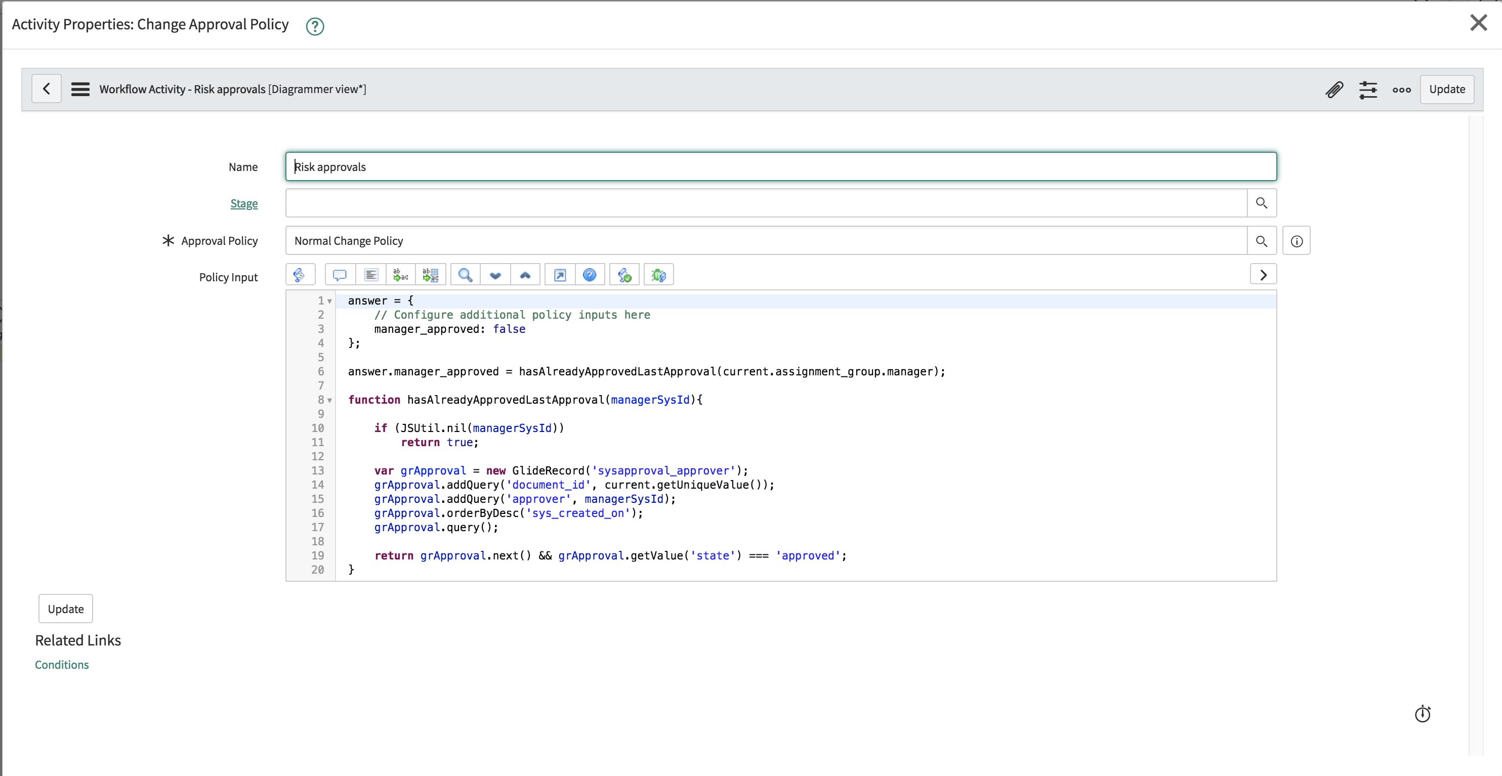 Using Change Approval Policies - ServiceNow Community