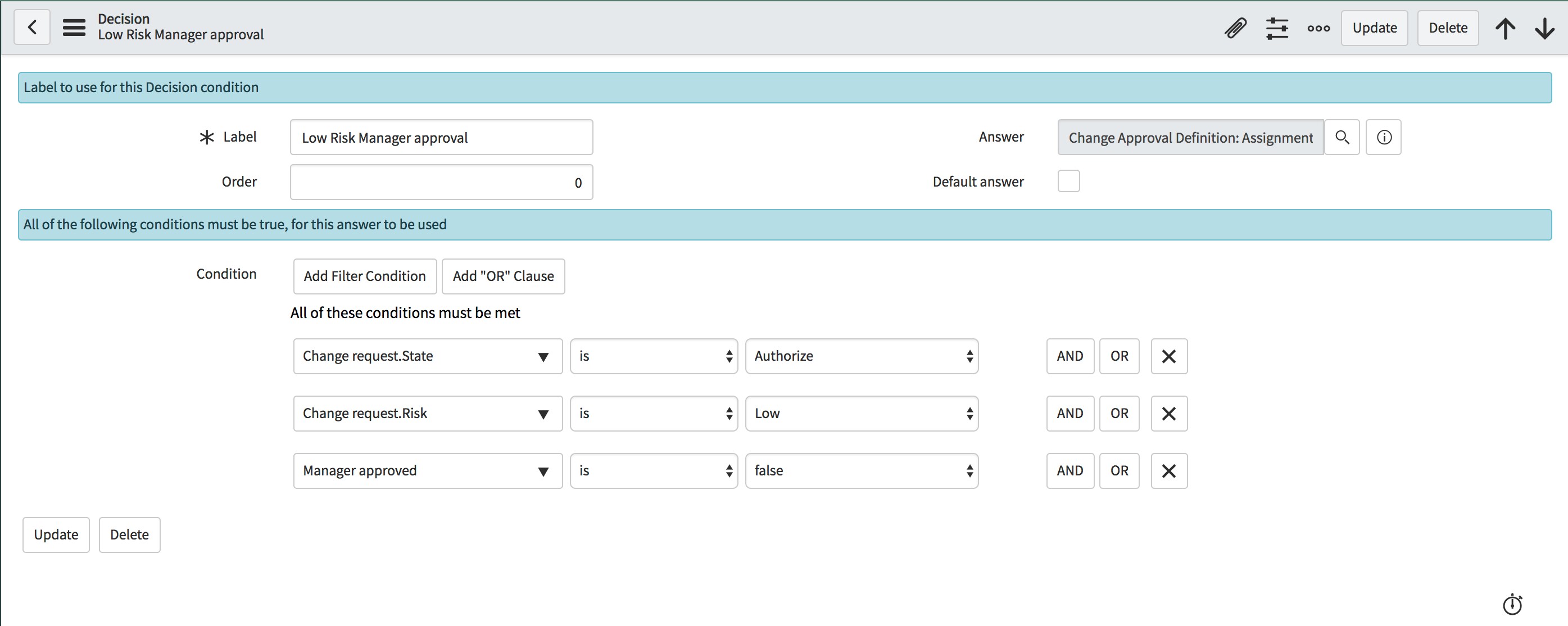 Using Change Approval Policies - ServiceNow Community