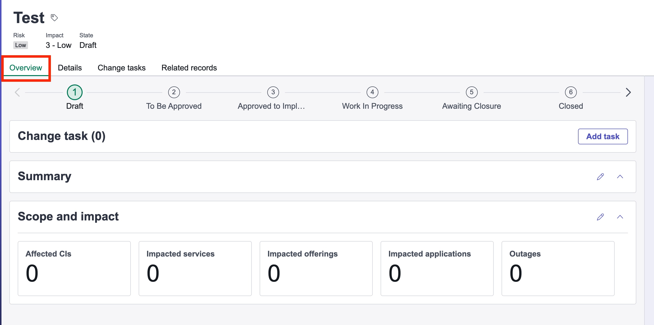 Solved: Hide Overview section in Change request in Service ...