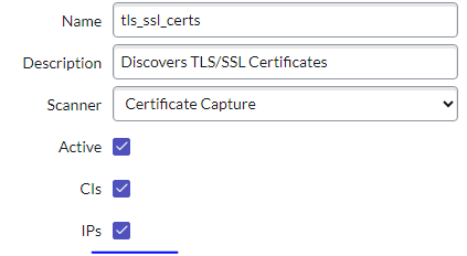 Probe settings 'IPs' for tls_ssl_certs port probe - ServiceNow Community