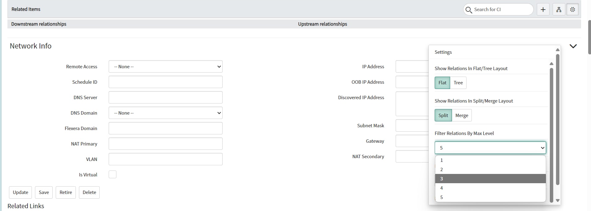 To Make: Filter Relations By Max Level-1 by defaul... - ServiceNow ...