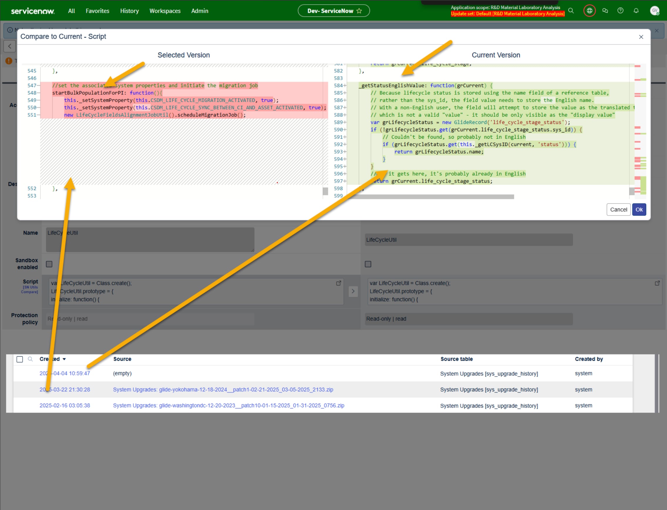 The Enable LifeCycle Sync in Life Cycle Mapping mo... - ServiceNow ...