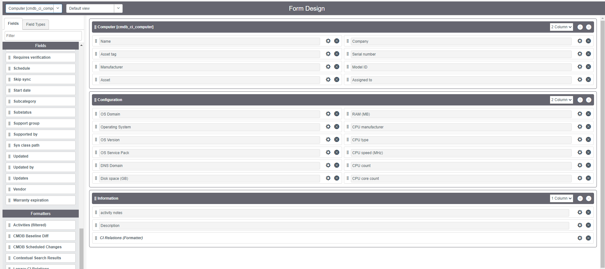 How to display parent table field in all child's f... - ServiceNow ...