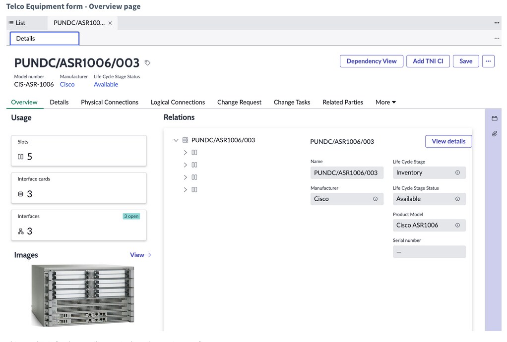 CMDB classes for optical networks - ServiceNow Community
