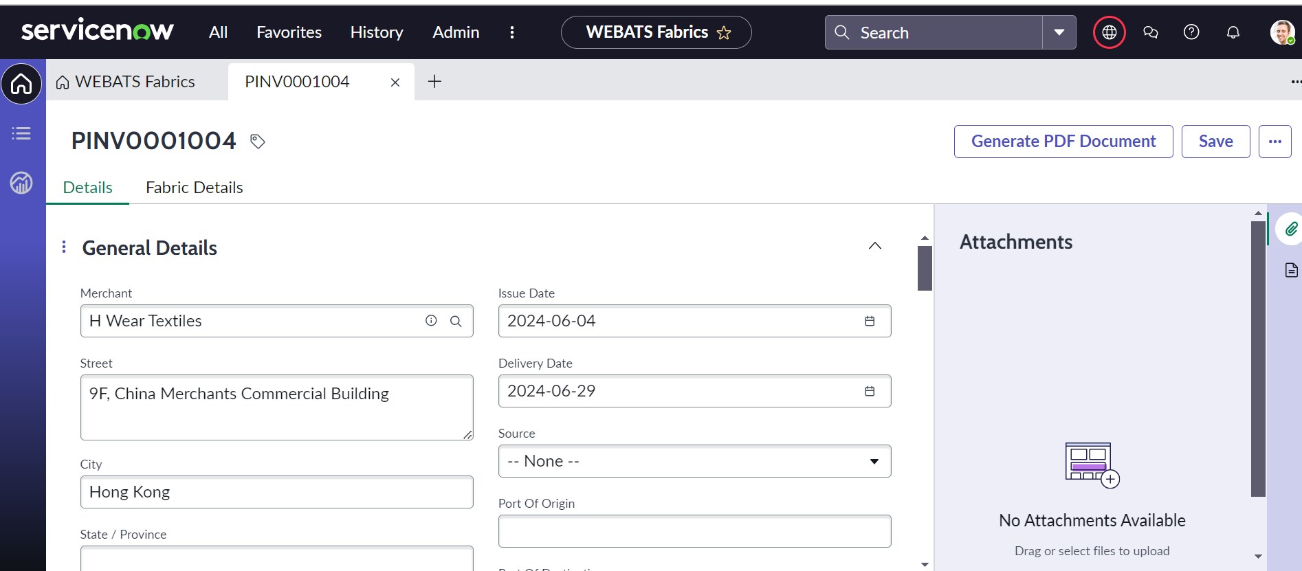 generate pdf - ServiceNow Community