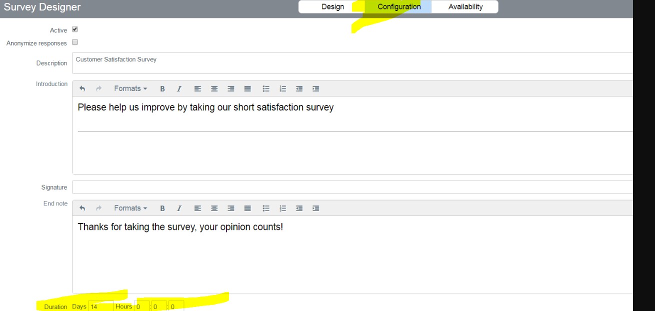 Solved: Survey Due Date - ServiceNow Community