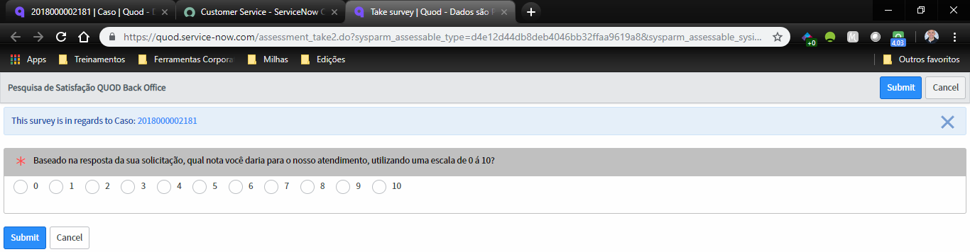 Solved: How can I custom the survey page? - ServiceNow Community