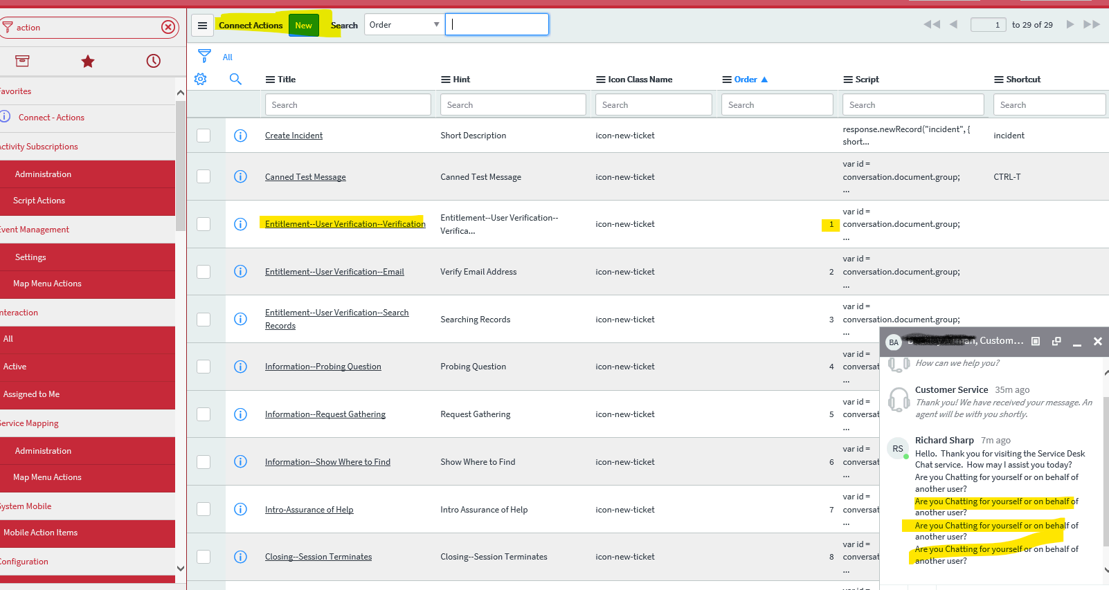Solved: Connect Support Chat Response "Canned" Messages - ServiceNow ...