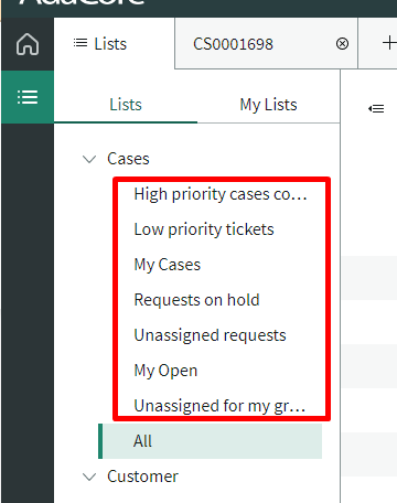 Solved: Agent workspace lists order. - ServiceNow Community