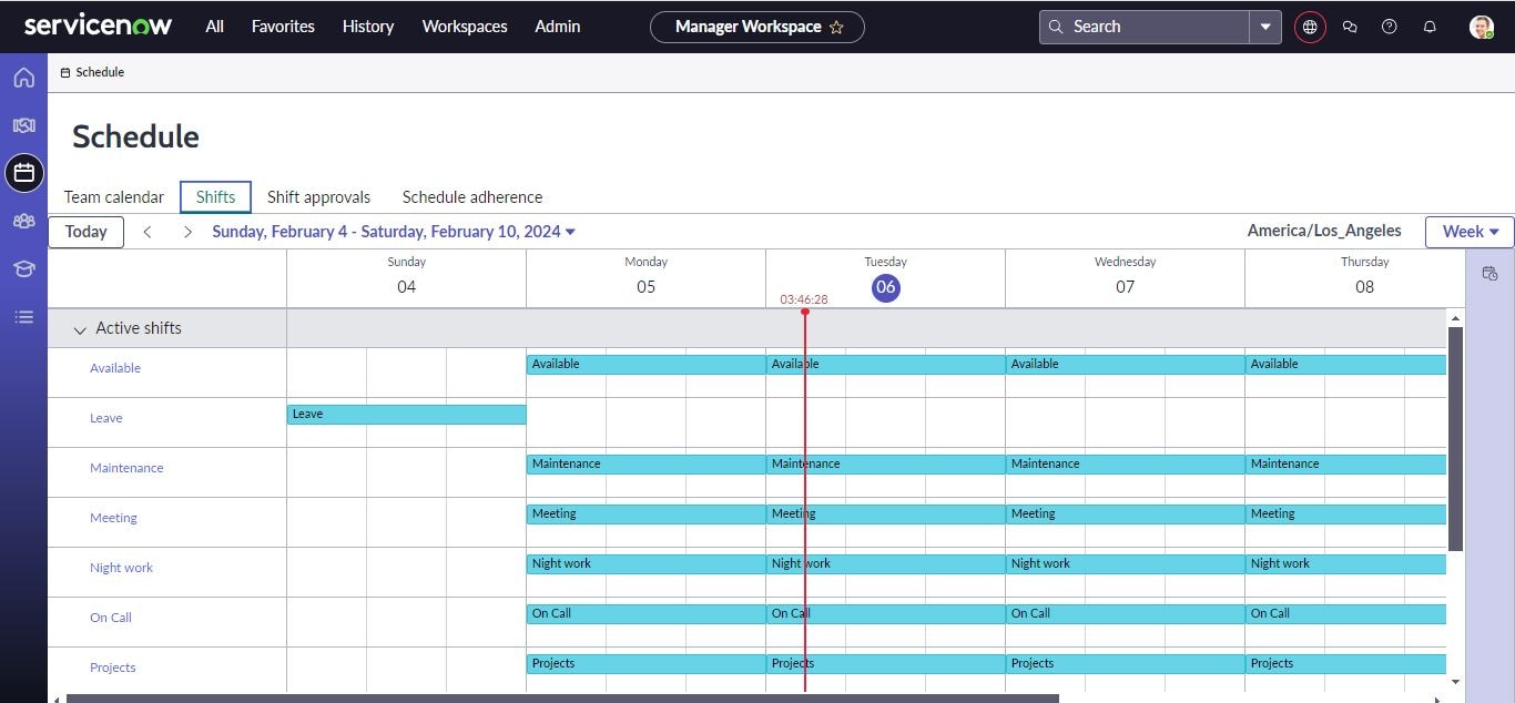 How to add/change colors to shifts in Manager work... - ServiceNow ...
