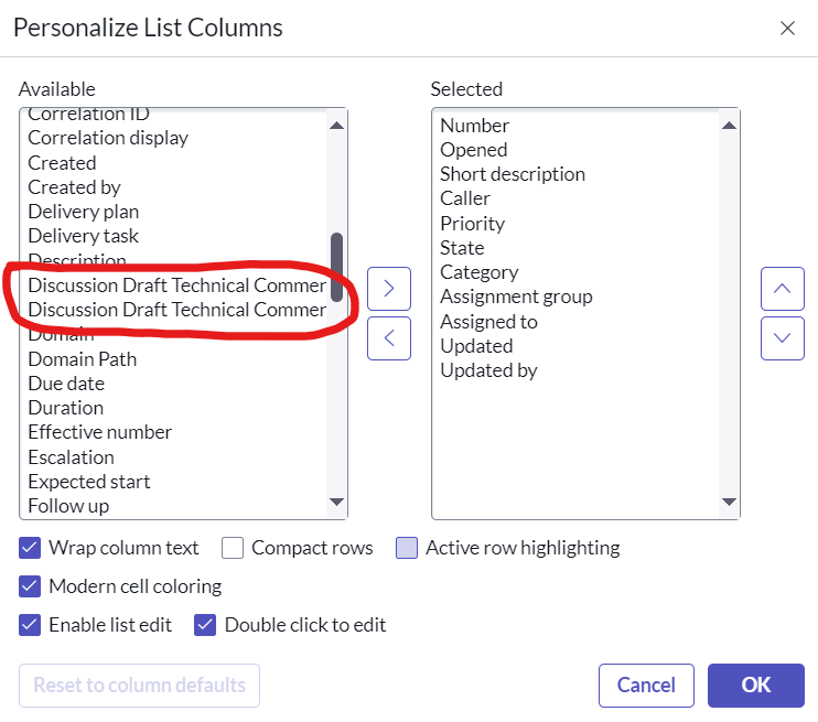 Increase the Width of the Slushbucket in the Perso... - ServiceNow ...