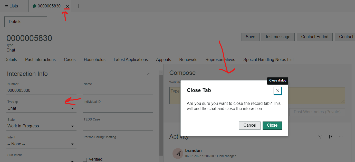 Solved: Popup dialog to Close Tab only appears when Type i ...