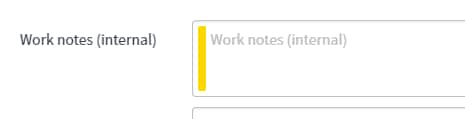 How to change the color of "Work notes (internal)"... - ServiceNow ...