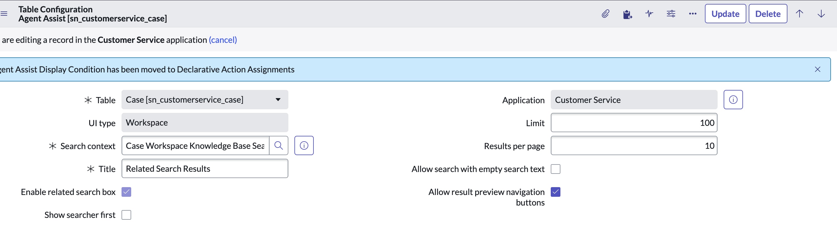 Agent Assist for Customer Service Case Types - ServiceNow Community