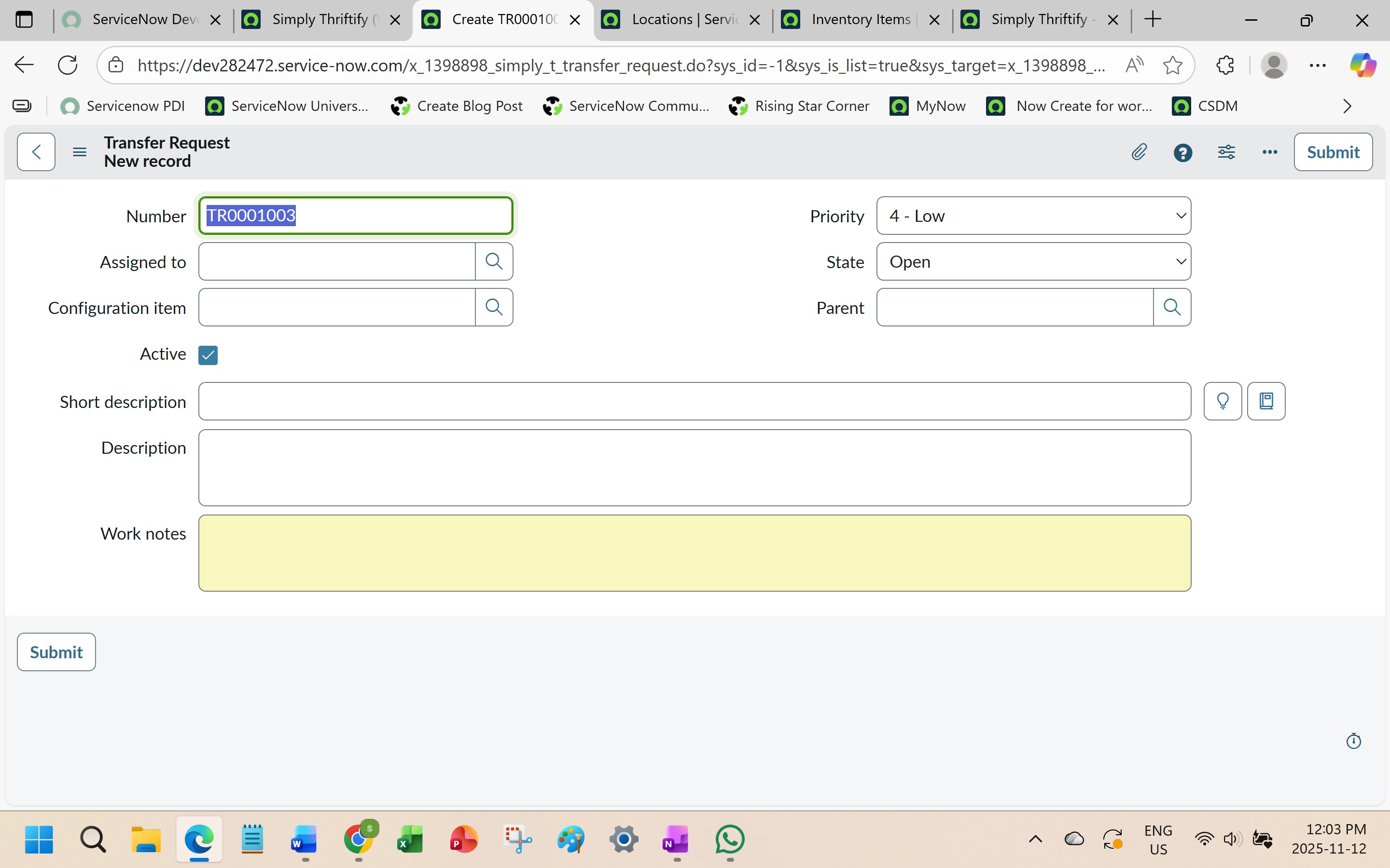Building “Simply Thriftify” with Build Agent . My ... - ServiceNow ...