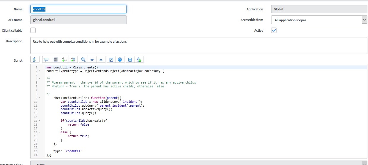 Use script include in a condition field - ServiceNow Community