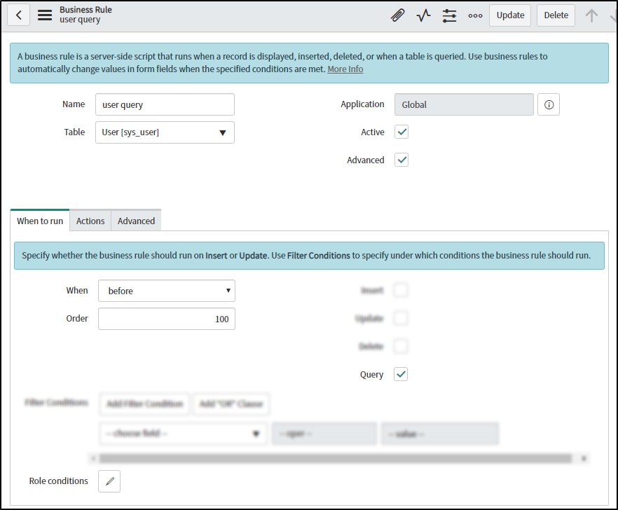 Query Business Rules: A Definitive Guide - ServiceNow Community