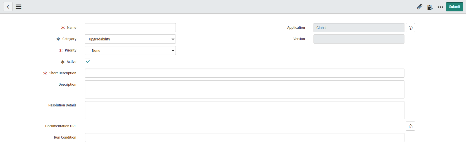 Creating your own Instance Scan, Scan Checks - ServiceNow Community