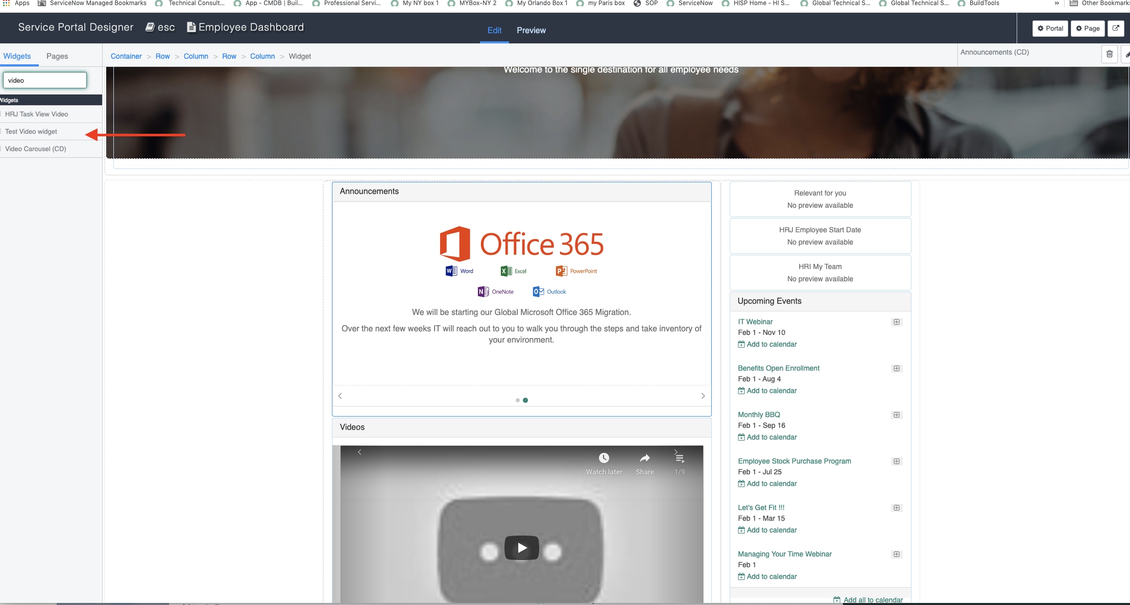 How to add a video to a Portal page - ServiceNow Community