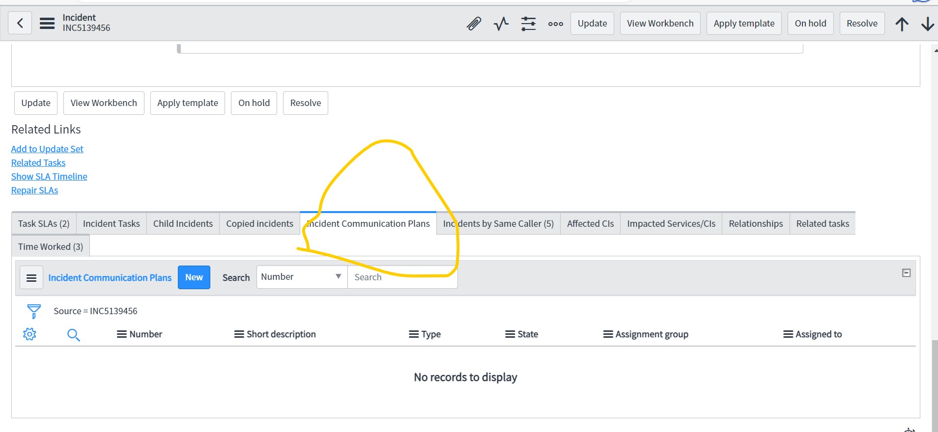 Auto populate Incident communication plan in incid... - ServiceNow Community