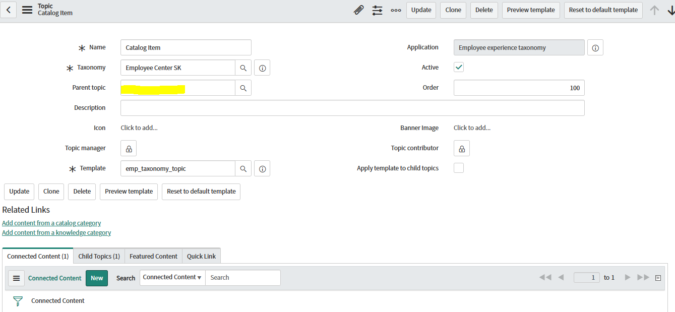 Topics Not Added To Mega Menu In Employee Center Servicenow Community