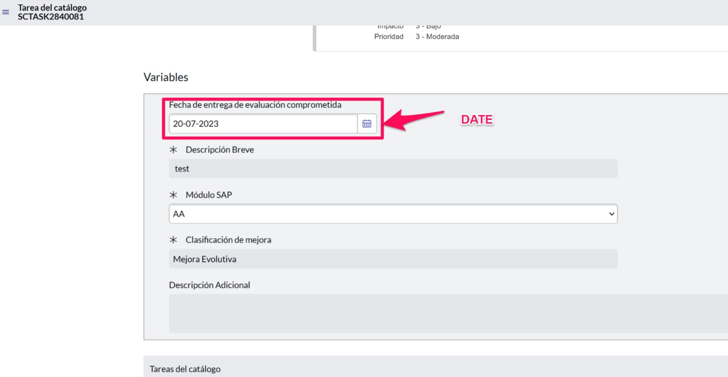 How can I make the date field not accept a past da... - ServiceNow ...