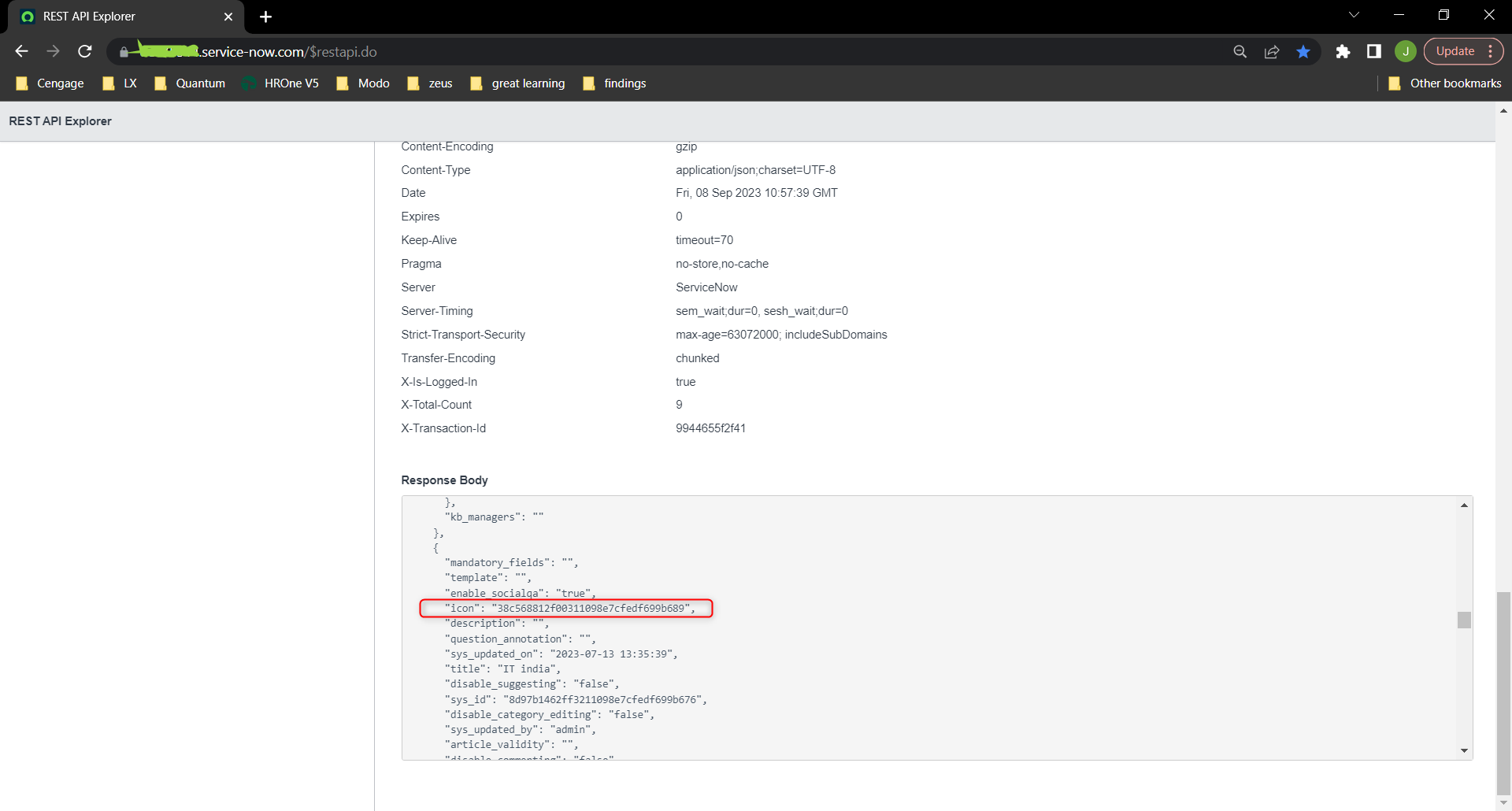 REST API for kb_knowledge_base table returns incor... - ServiceNow ...