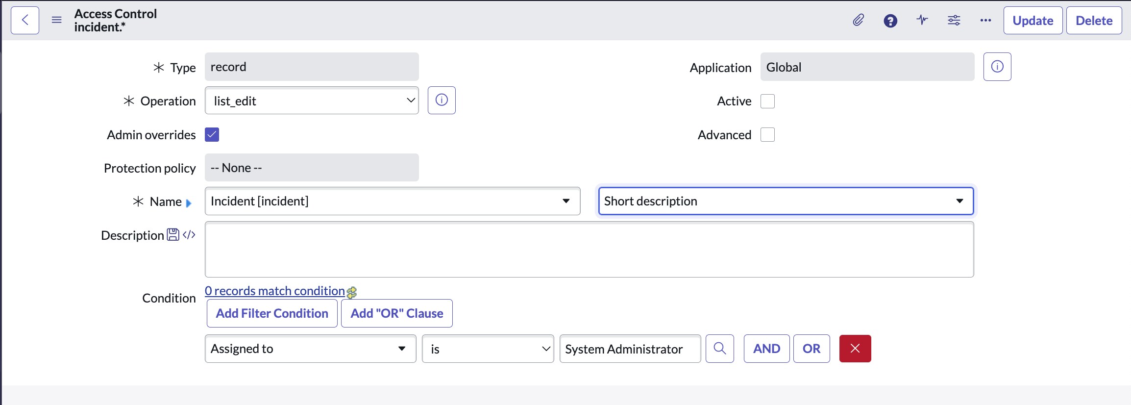 Solved: Issue with ACL Conditions - Page 2 - ServiceNow Community