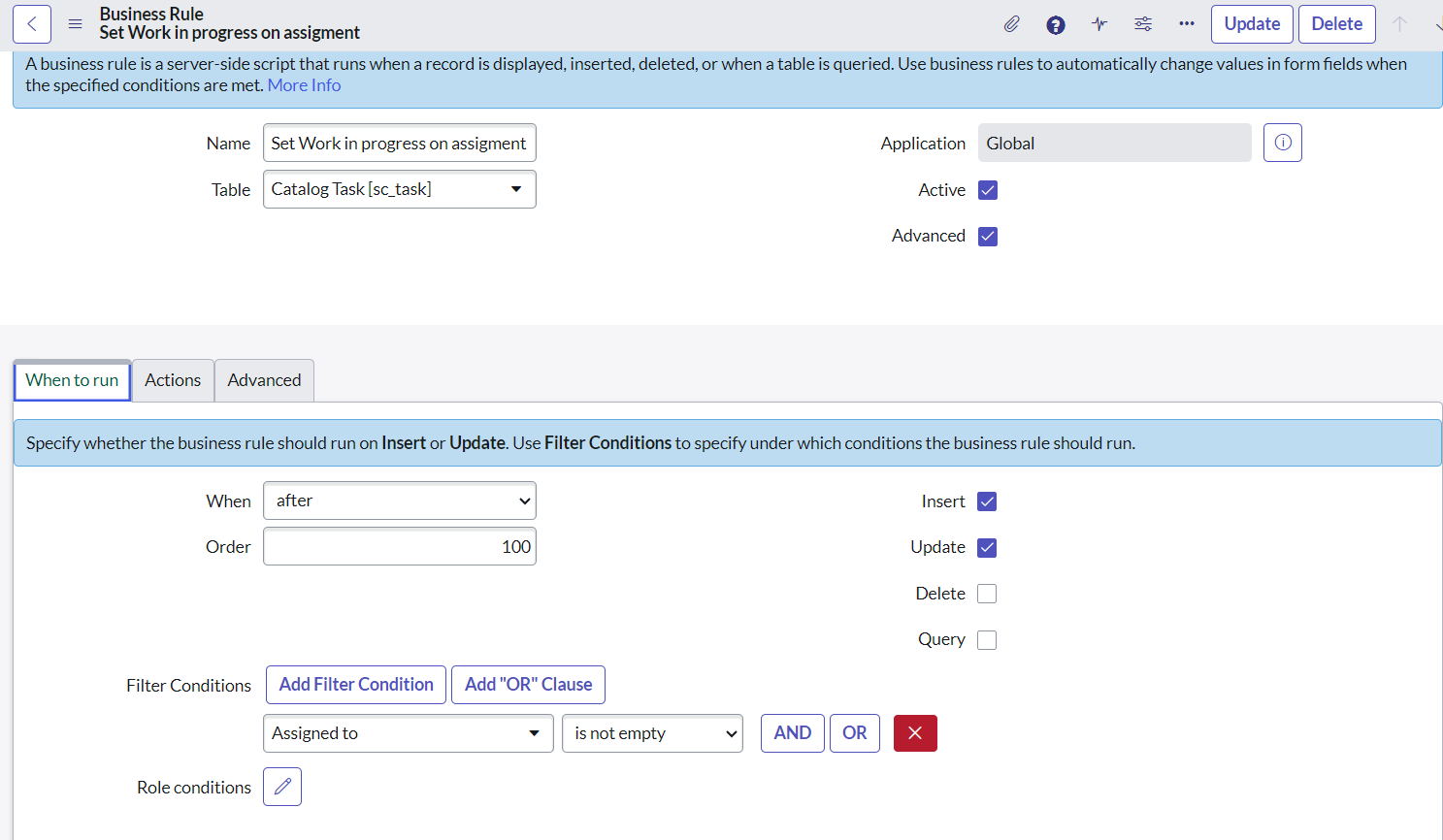 Solved: Set state to Work in progress when assigned to is ...