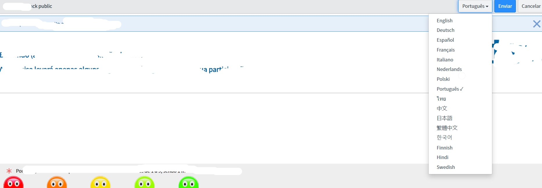 Public survey language picker English - ServiceNow Community
