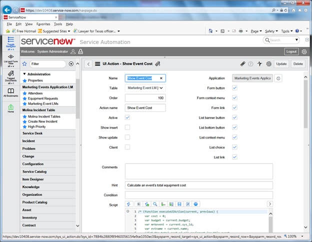 Solved Why Does My Ui Action Button Does Not Appear On A Servicenow Community