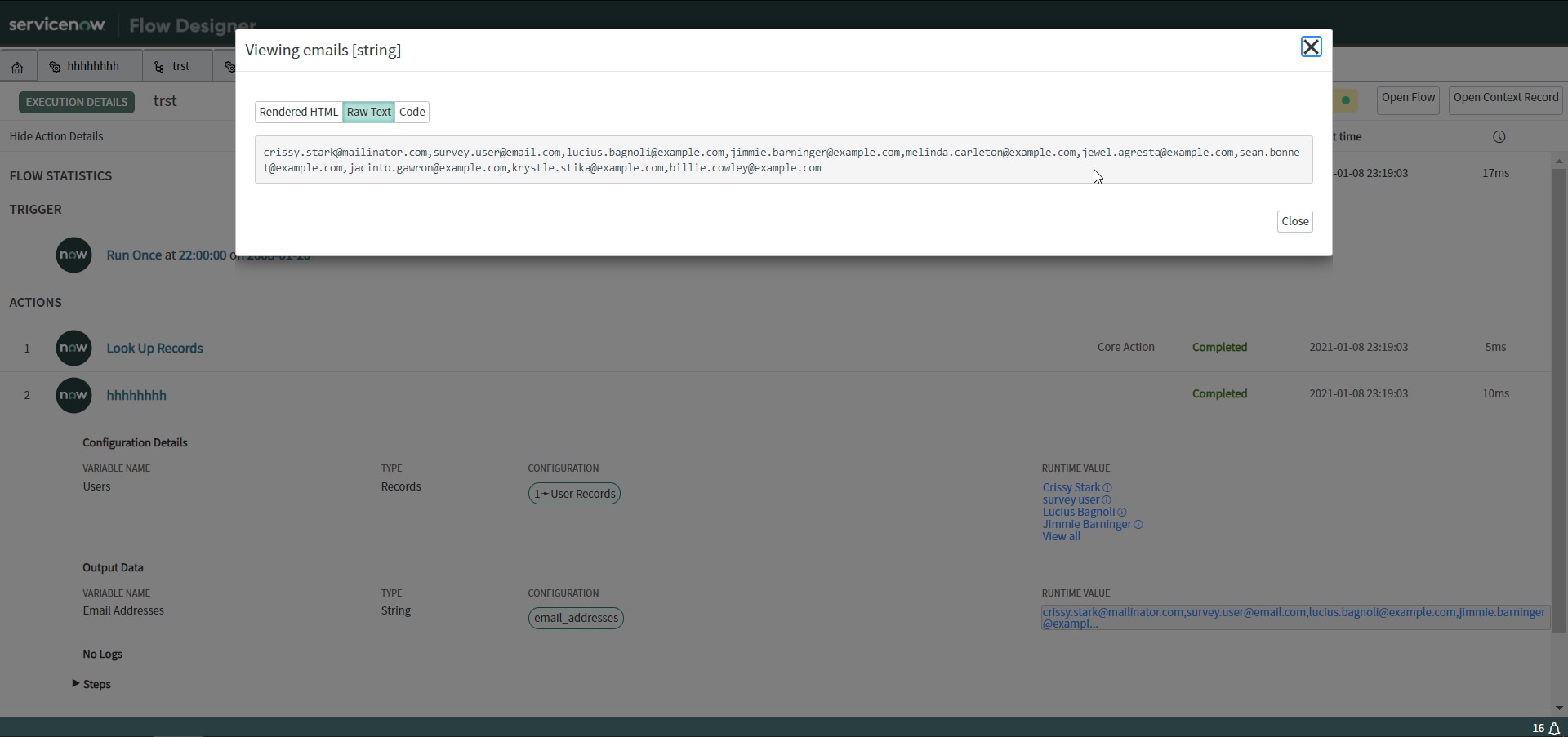 Solved: How to use a Flow Designer Action "Records" input ...