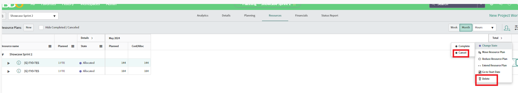SPM - How to hide Cancel and Delete button in Reso... - ServiceNow ...