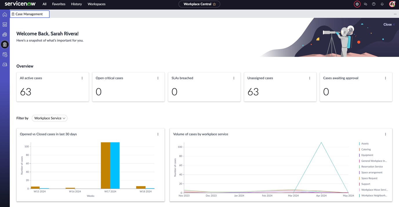 Workplace Central - ServiceNow Community
